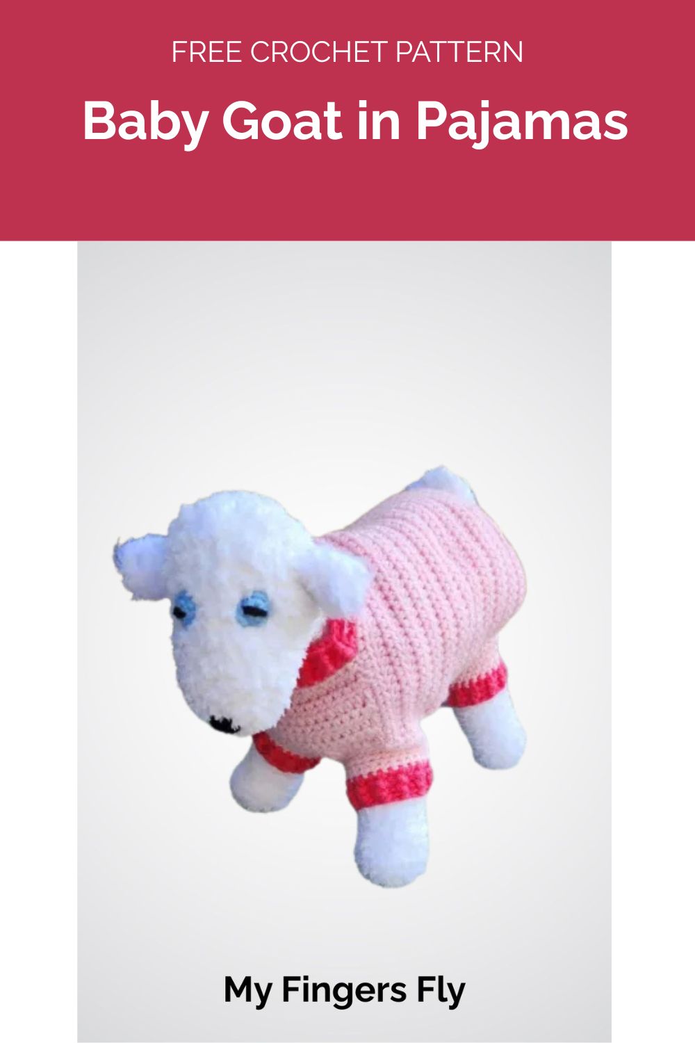 Baby Goat in Pajamas Pattern