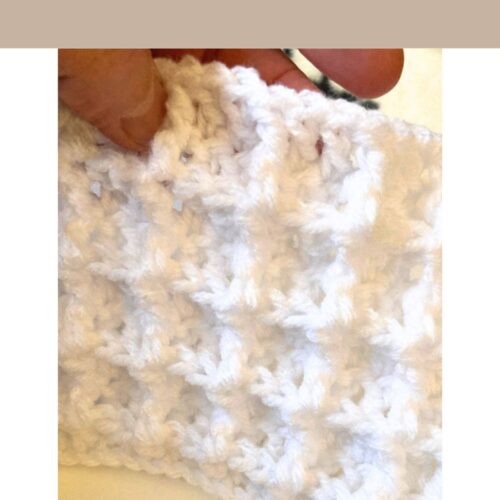 Easy Waffle Stitch: Free Crochet Pattern
