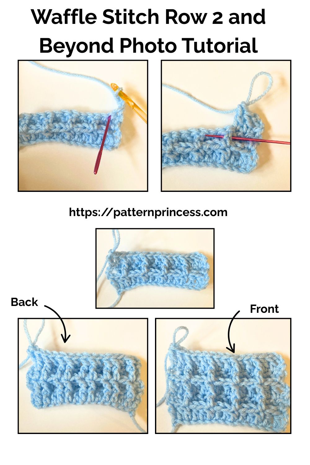 Easy Waffle Stitch: Free Crochet Pattern