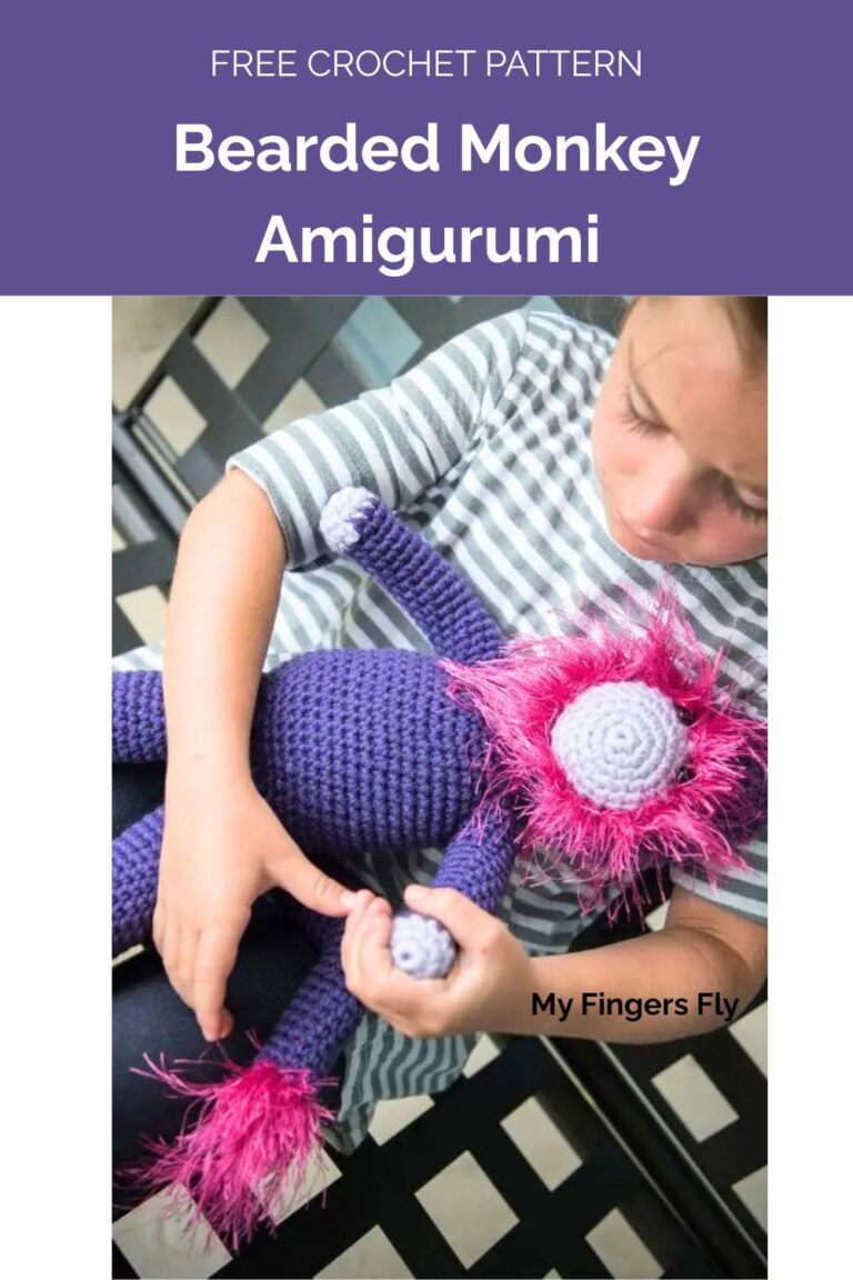 Bearded Monkey Amigurumi