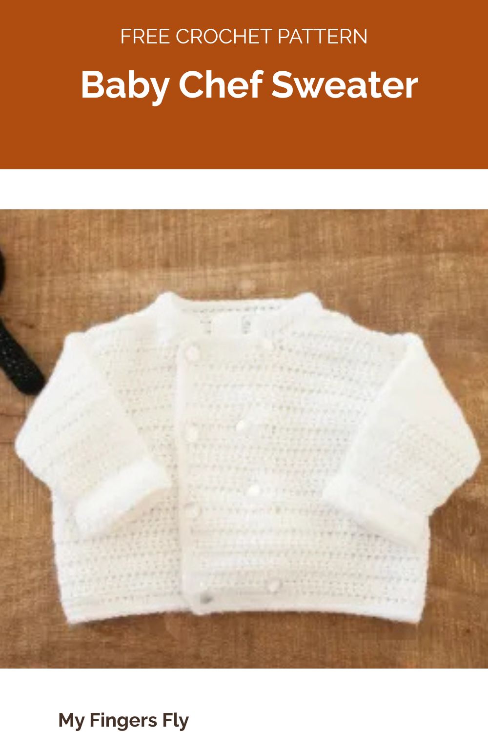 Baby Chef Sweater Free Crochet Pattern