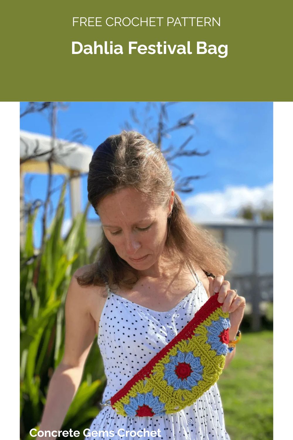 Dahlia Festival Bag Free Crochet Pattern