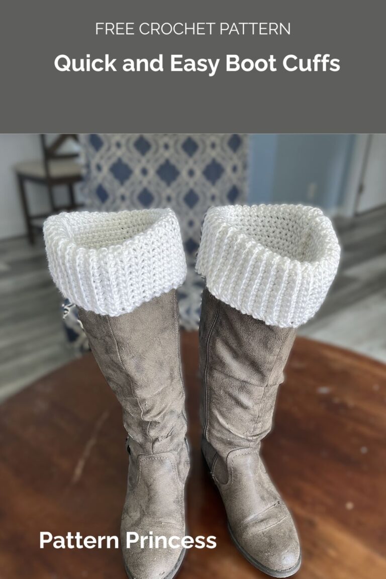 Quick and Easy Boot Cuffs Free Crochet Pattern