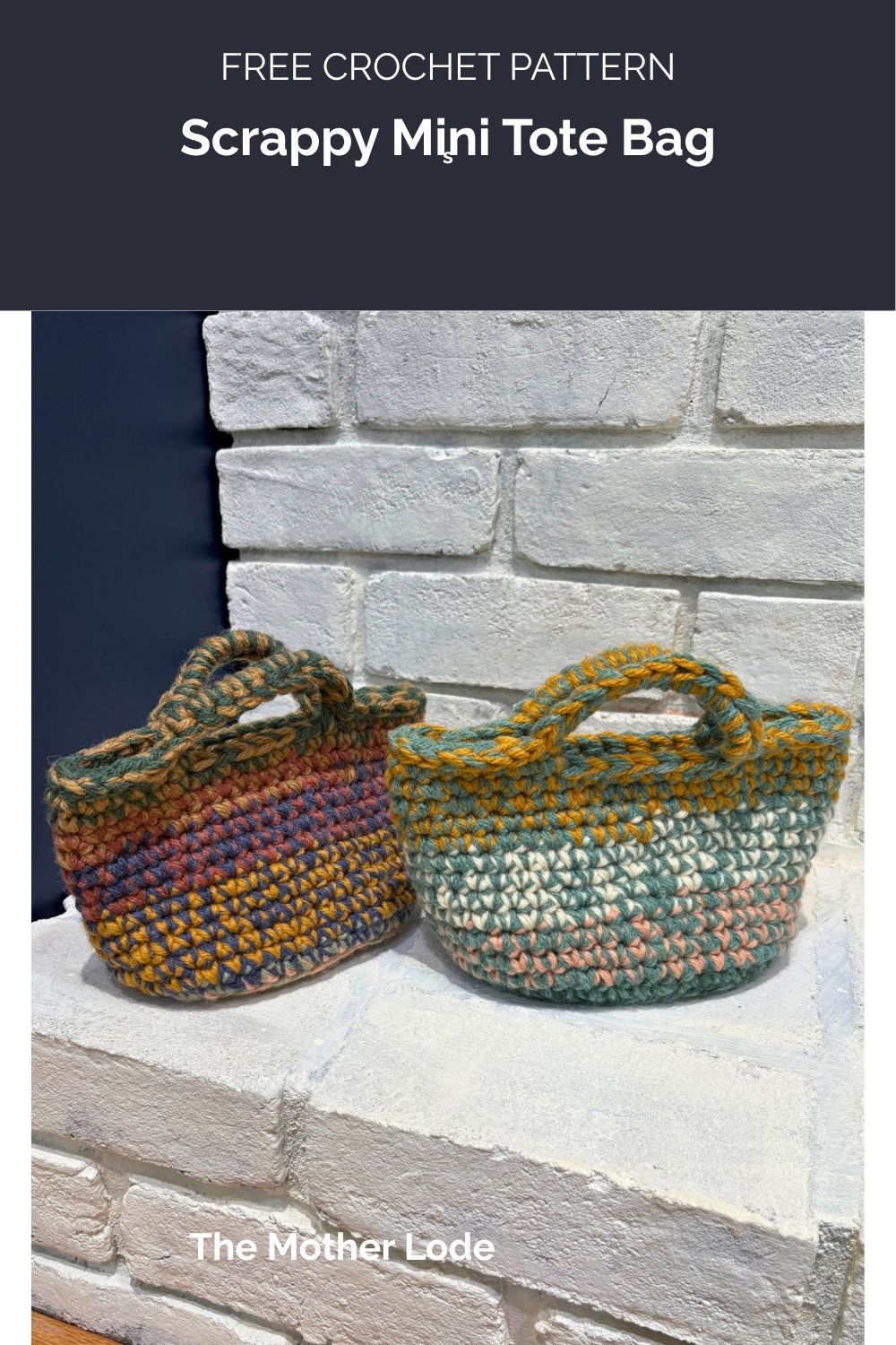 Scrappy Mini Tote Bag Crochet Pattern