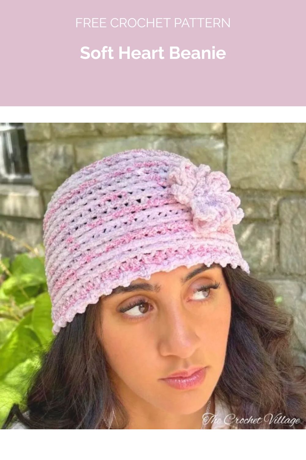 Soft Heart Beanie Free Crochet Pattern