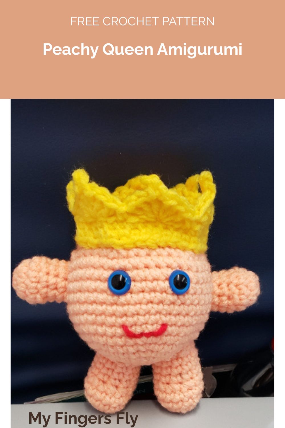 Peachy Queen Amigurumi Crochet Pattern
